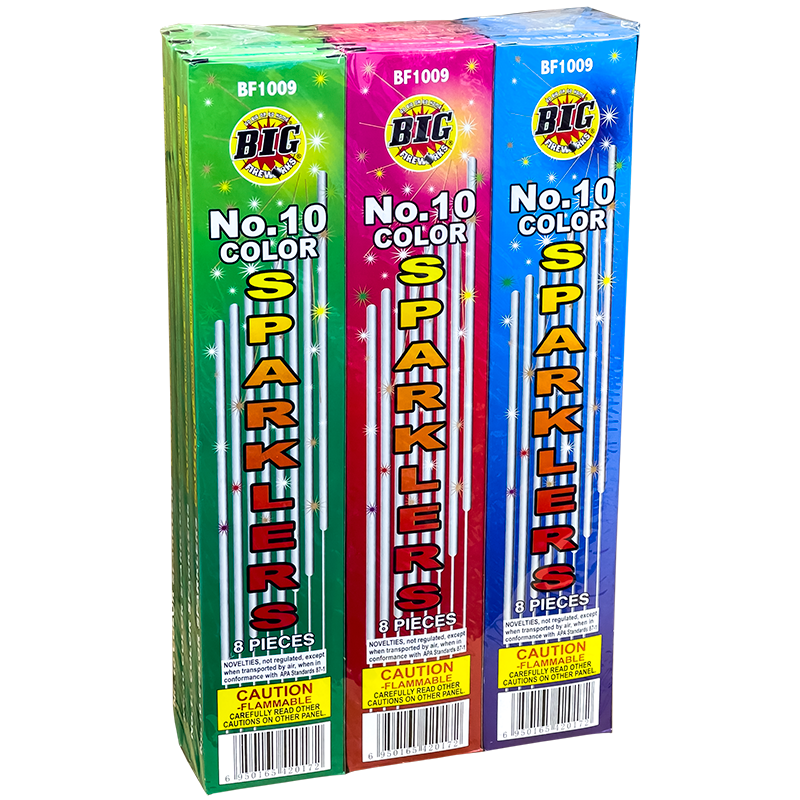 10" Metal Color Sparkler | Pro Fireworks